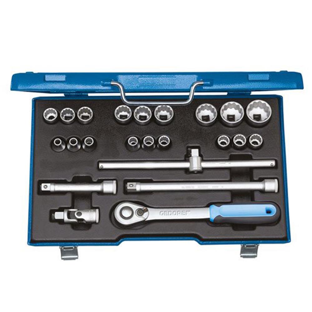 Gedore D19 EMU-20 23 Piece Metric 1/2'' Drive Socket Set available ...