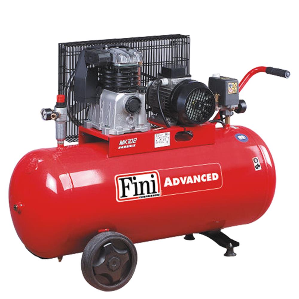 Fini MK102-90-2M 90 Litre 230 Volt Belt Driven Air Compressor available ...