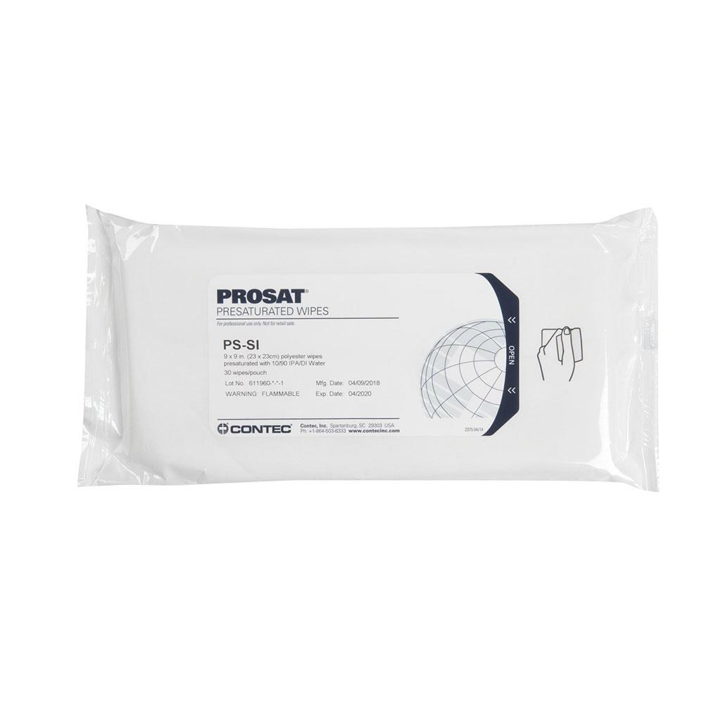 CONTEC PS-SI PROSAT Delta Wipes 9'' x 9'' 30 per pack 50 Packs per Case ...
