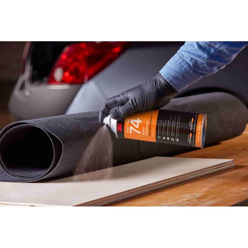 3M 90051 Foam Fast Spray Adhesive 74, Light Orange, 500ml available ...