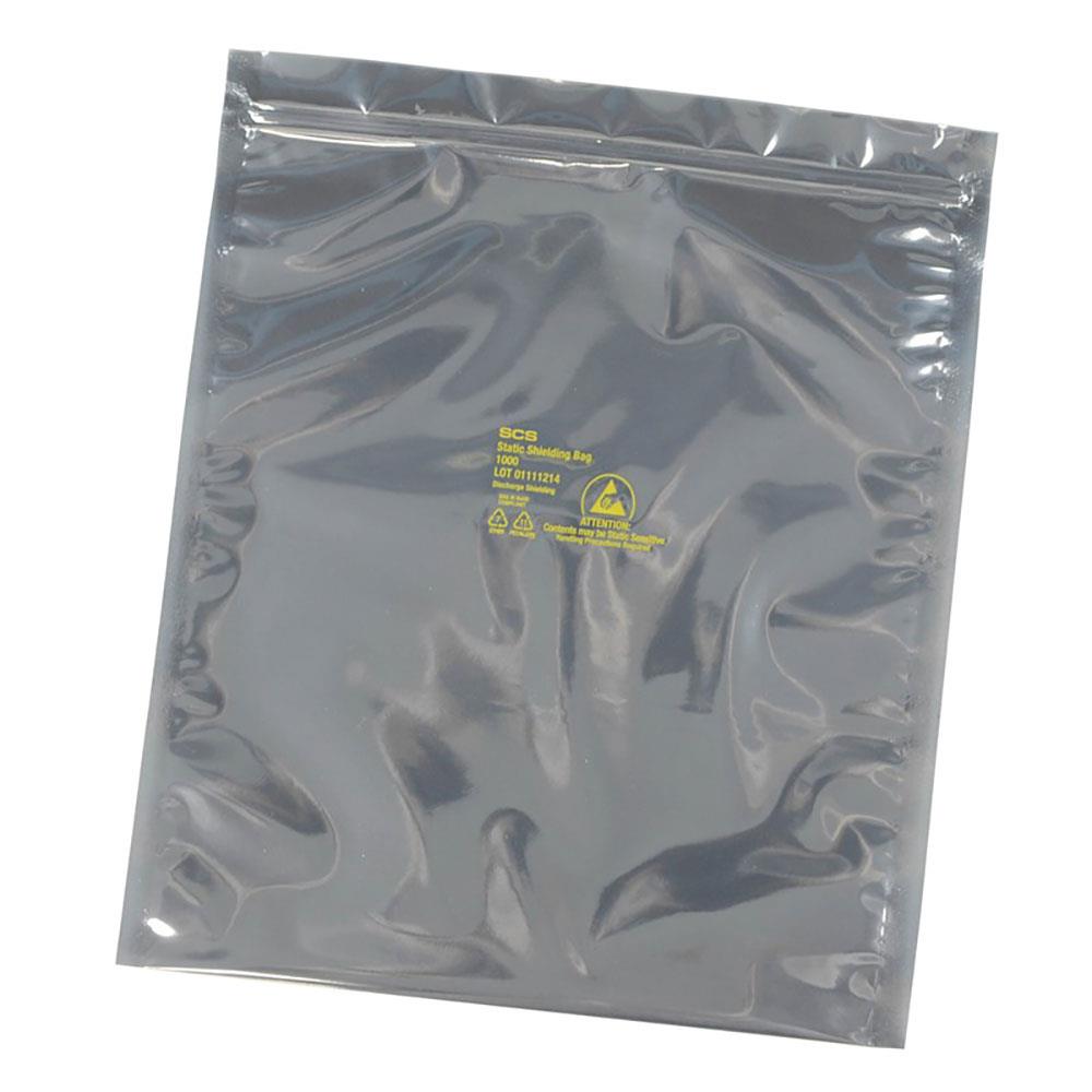 DESCO EUROPE 30088 1000 Series Metal-In Static Shield Bag, Zip, 200mm x ...