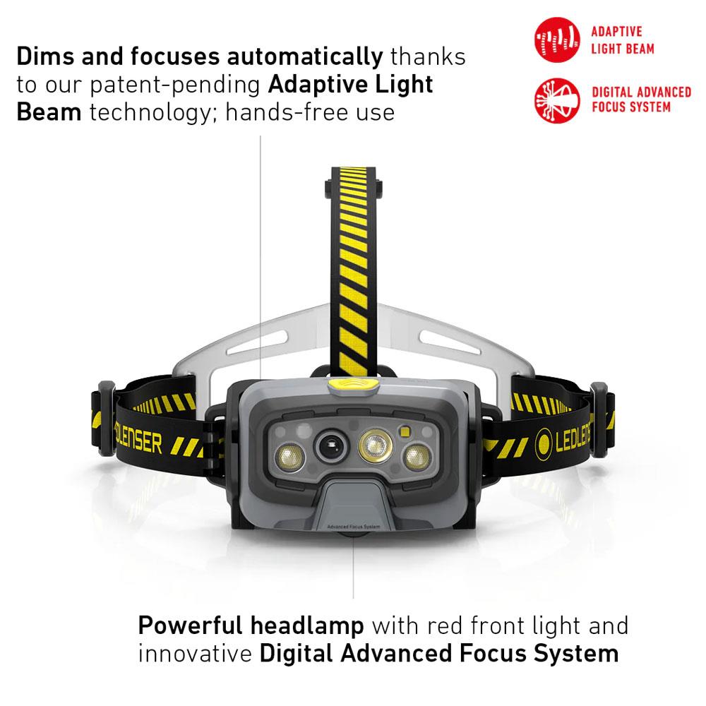 LED LENSER 502802 HF8R Work Rechargeable Headlamp available online ...