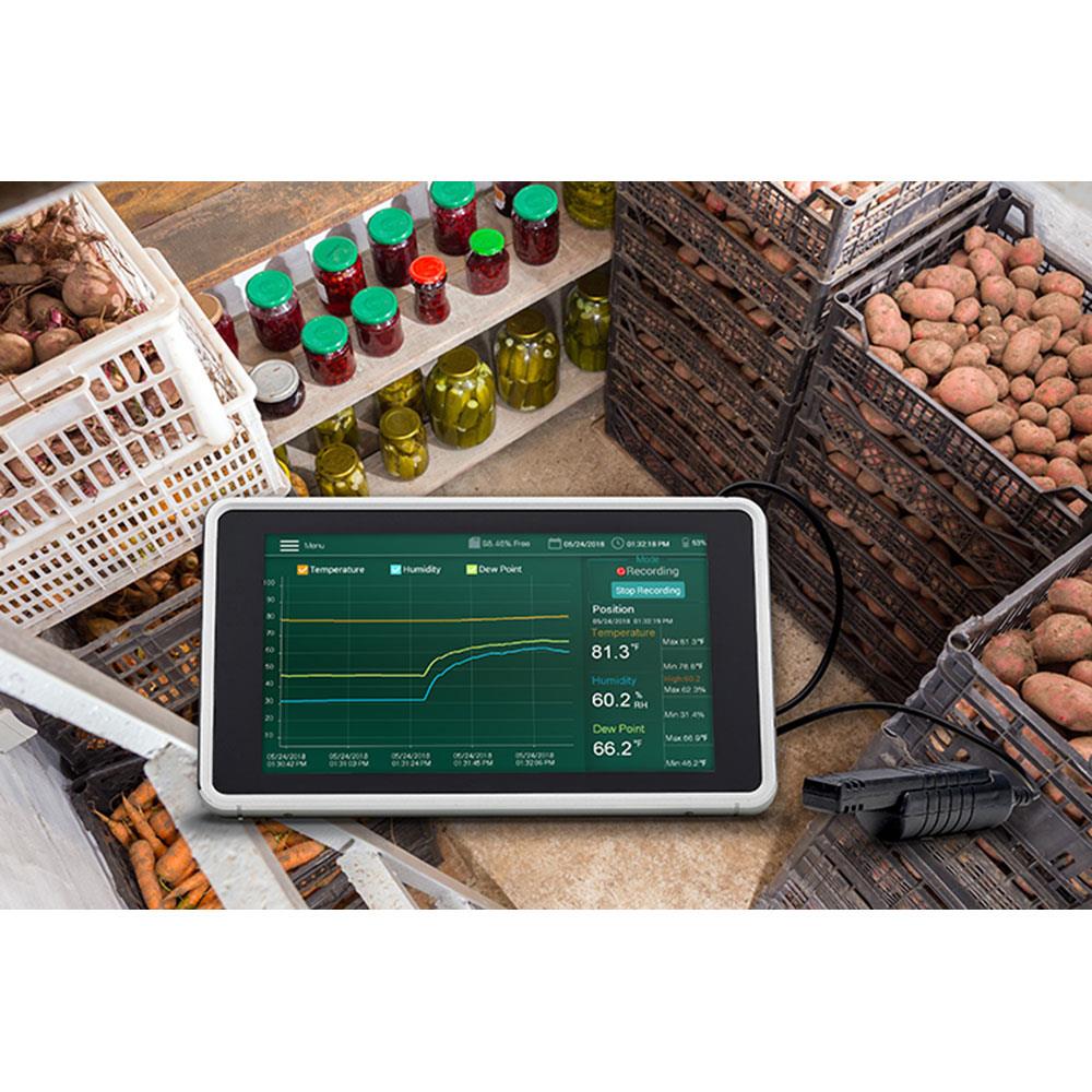 Extech Rh550 Humidity Temperaturechart Recorder With Touch Screen Available Online Caulfield