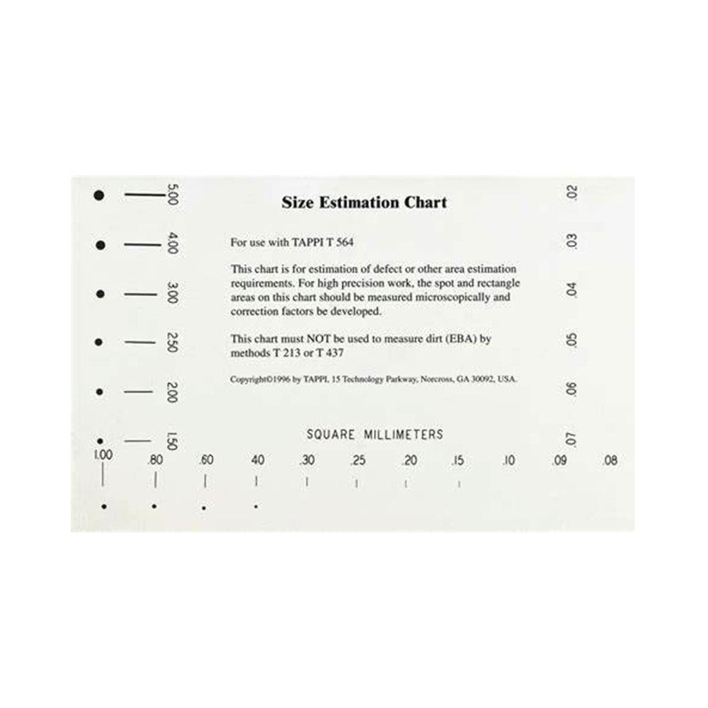 CITEC 0109DIRTT Size Estimation Tappi Chart available online ...