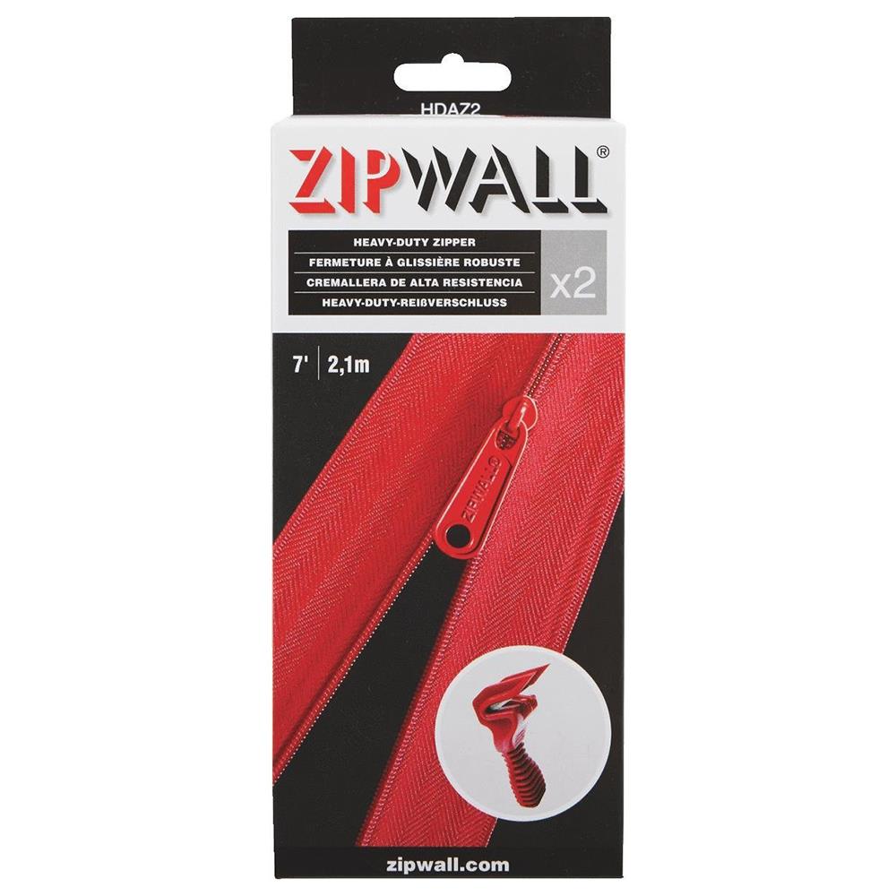 Zipwall Surface Shields Zip N Close Peel and Stick Wall Zipper ...