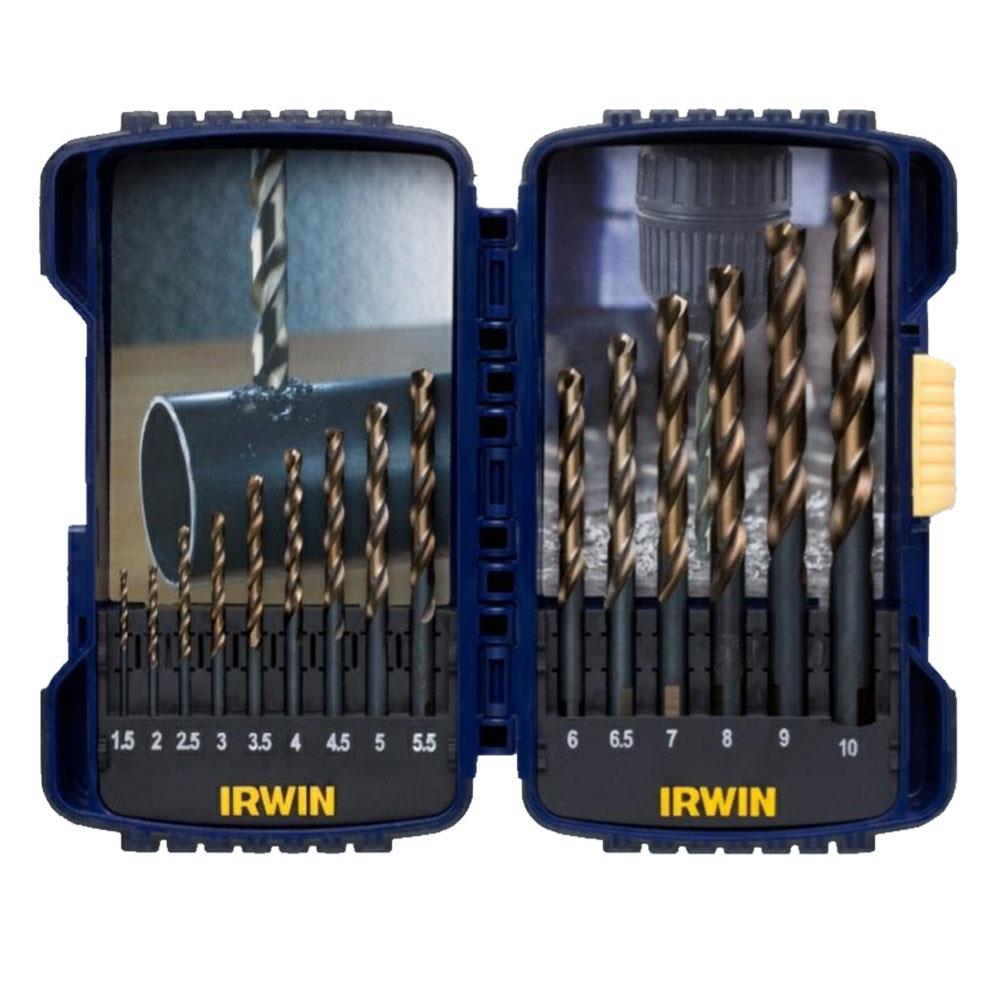 Irwin IW3031503 15 Piece Turbo Point Drill Bit Set , 1.5 - 10mm ...