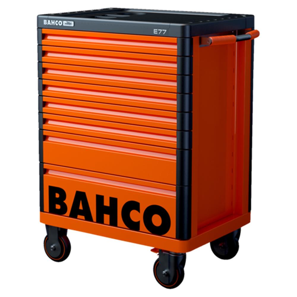 Bahco E77 1477K8 8-Drawer Orange Mobile Tool Trolley Cabinet available ...