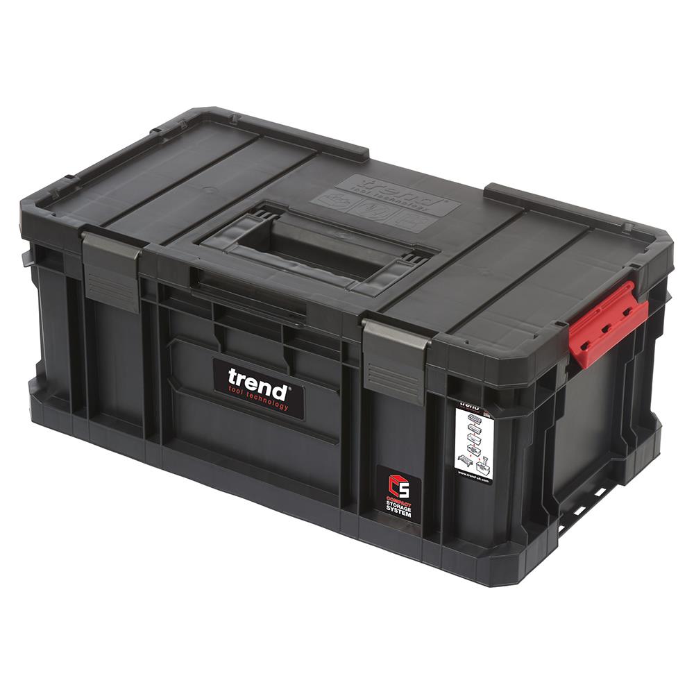 Trend 560 x 320 x 240mm Modular Storage Compact Tool Box - MS/C/200 ...
