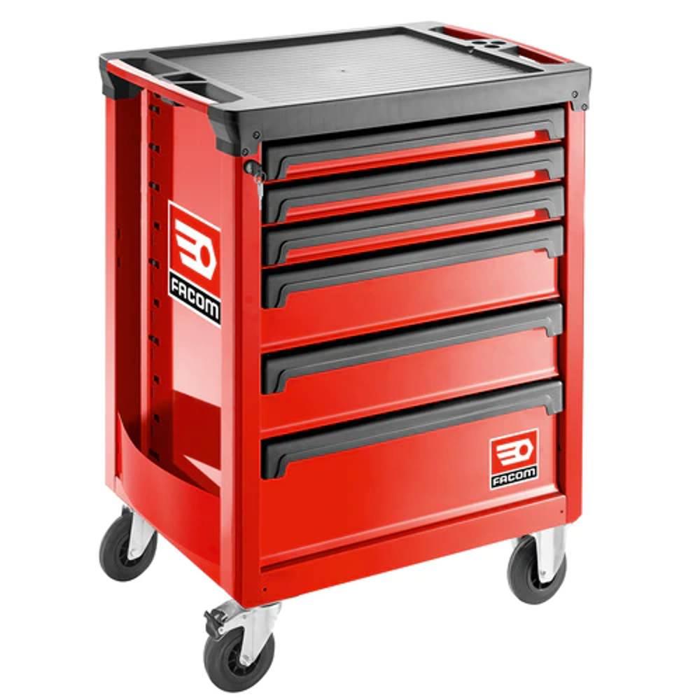 Facom ROLL.6M3A 6 drawer Steel Wheeled Tool Trolley available online ...