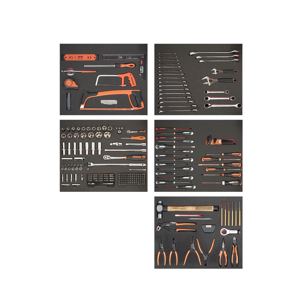 BAHCO 1477K7WHFF12SD E77 Premium White Trolley and Tools, 7 drawers ...