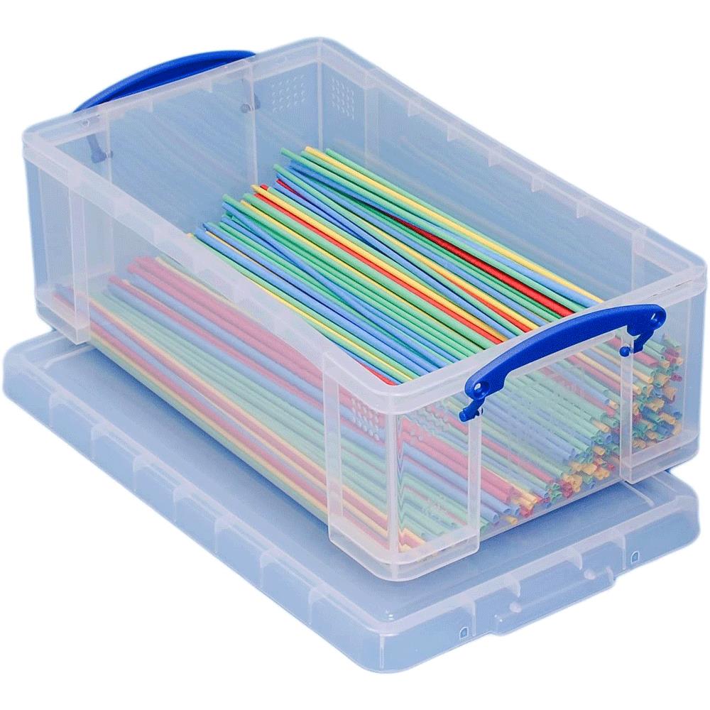 Really Useful 12 Litre Plastic Storage Box with Lid, 465 x 270 x 150mm ...
