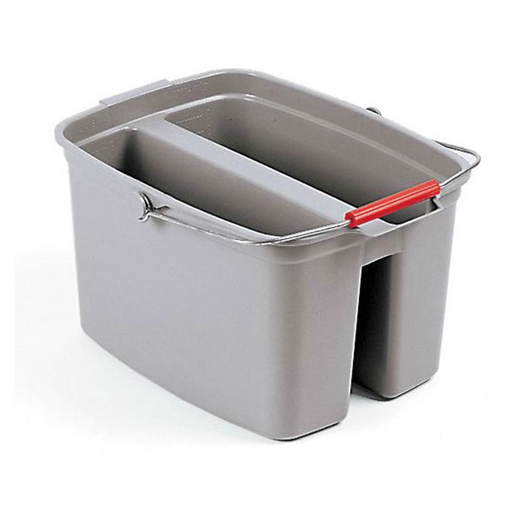 RUBBERMAID FG262888GRAY Brute 18L Gray Double Pail available online ...