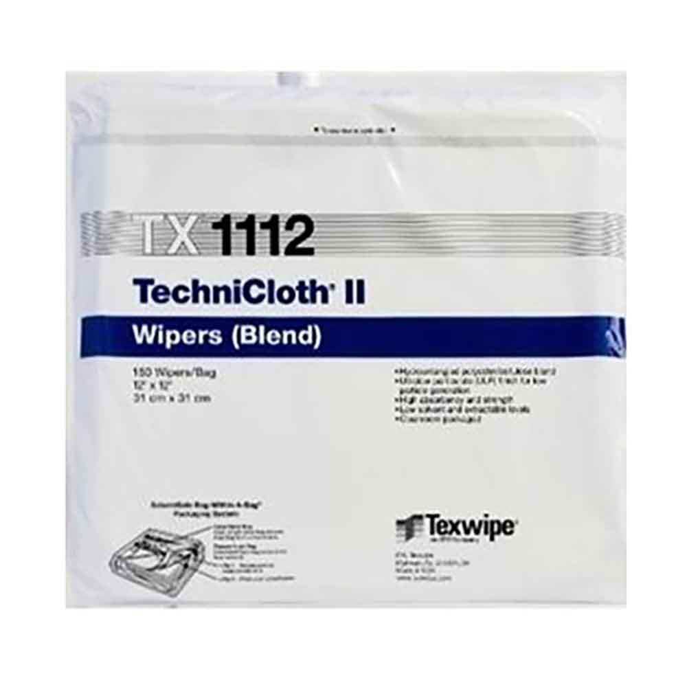 TEXWIPES TechniCloth TX1112 Nonwoven Clearoom Wipers, Non-Sterile, Bag ...