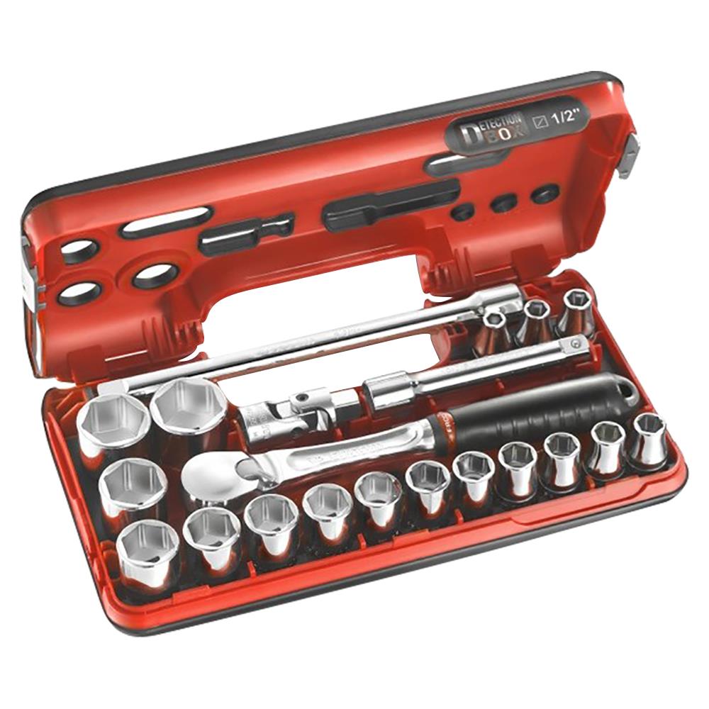 Facom SL.DBOX1 21 Piece Metric 6 Point 1/2" Drive Socket Set available ...