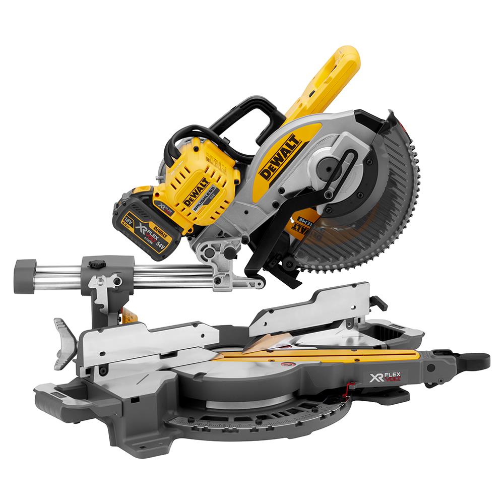 DeWALT DCS727T2 54 Volt XR Flexvolt Cordless Mitre Saw, 2 x 6.0Ah ...