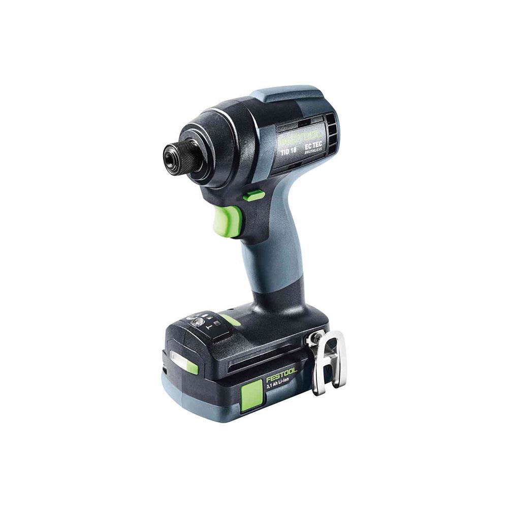 Festool 576483 18V TID 18 C 3,1-Plus Cordless Impact Screwdriver, 2 x 3 ...