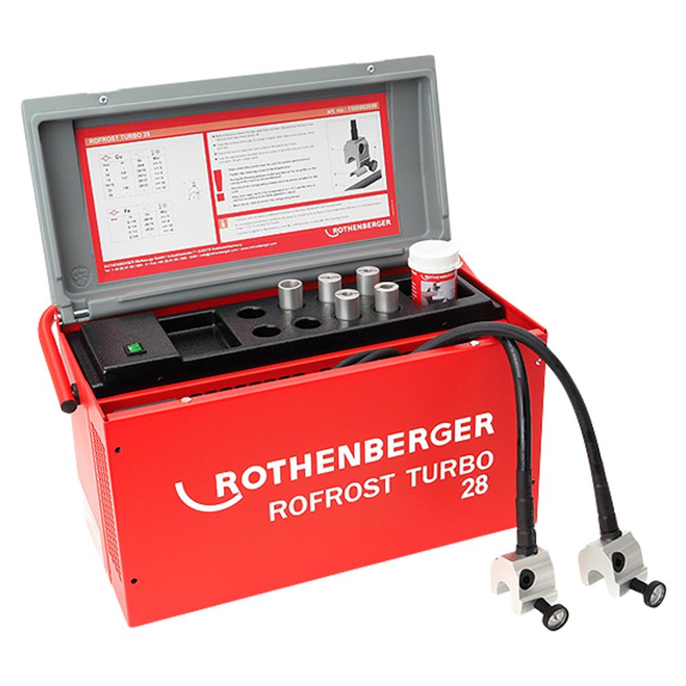 Rothenberger 1500003162 Rofrost Turbo 28 Eco Pipe Freezing Kit, 240 ...