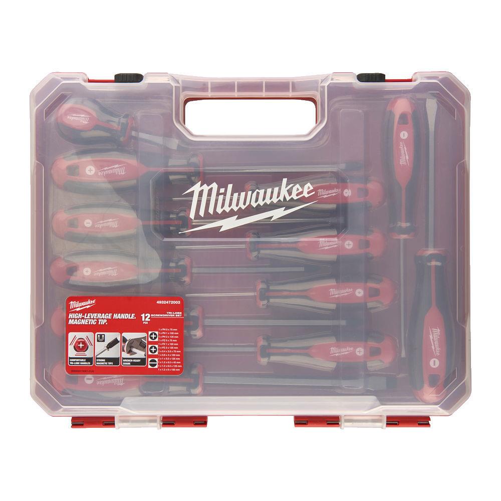 MILWUAKEE 4932472003 Tri-Lobe Screwdriver Set, 12 Piece available ...