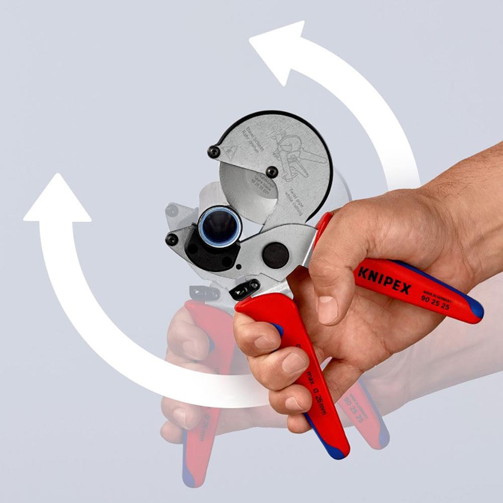 KNIPEX 90 25 25 Pipe Cutter for Composite and Plastic Pipes available ...