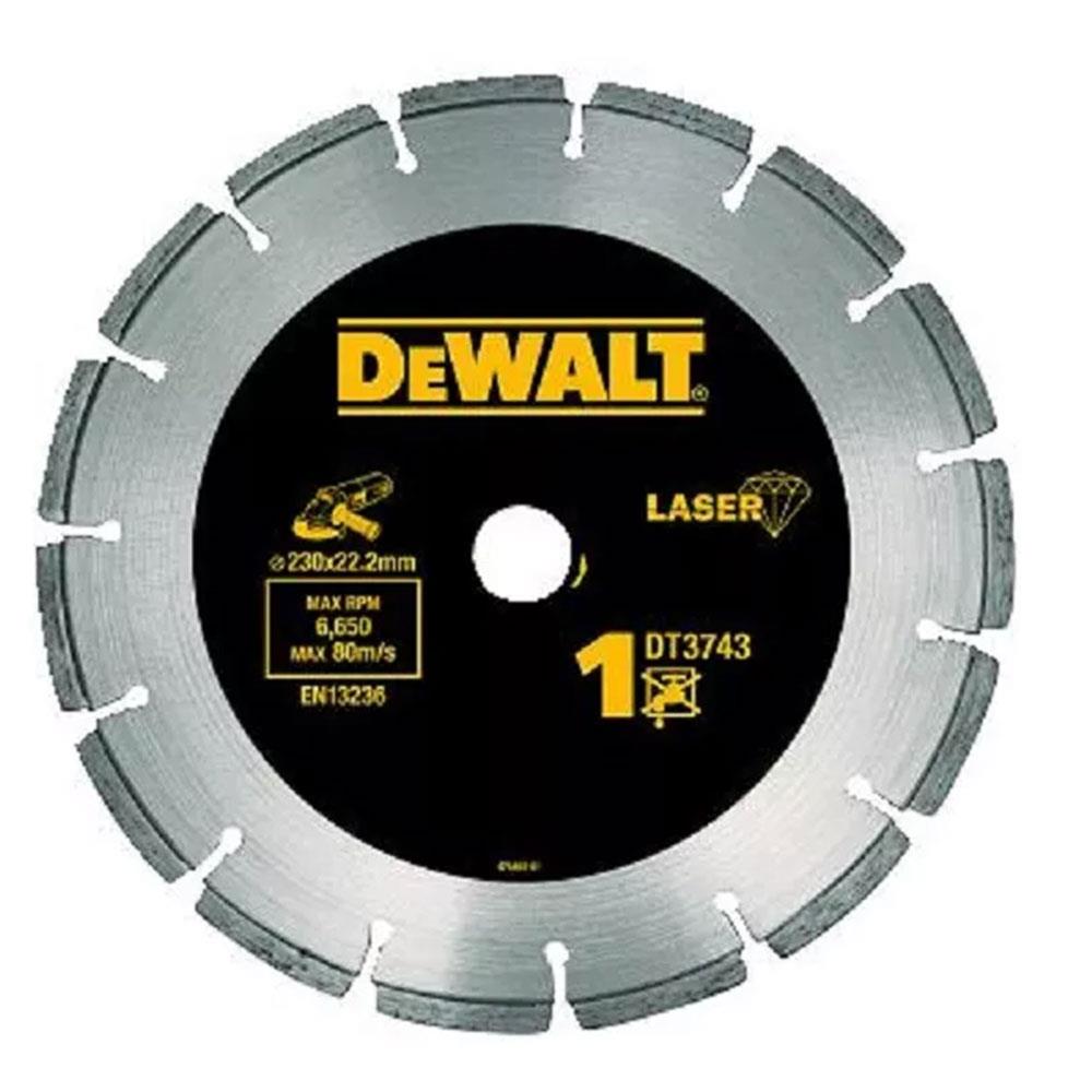 Dewalt DT3743-XJ Segmented Rim Diamond Disc 230x22.2x8.5mm available ...