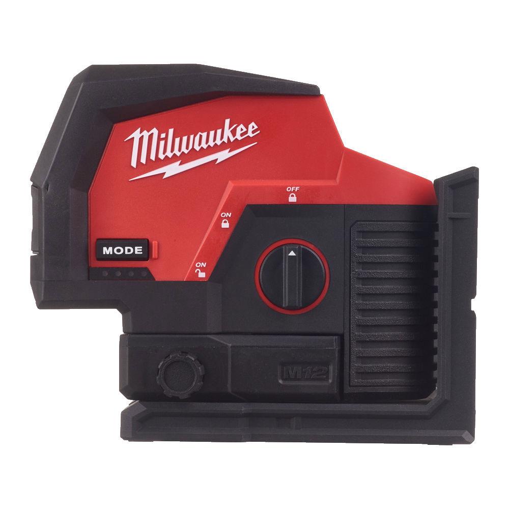 MILWAUKEE M12 CLLP-0C M12 Green Cross Line Laser with Plumb Points ...