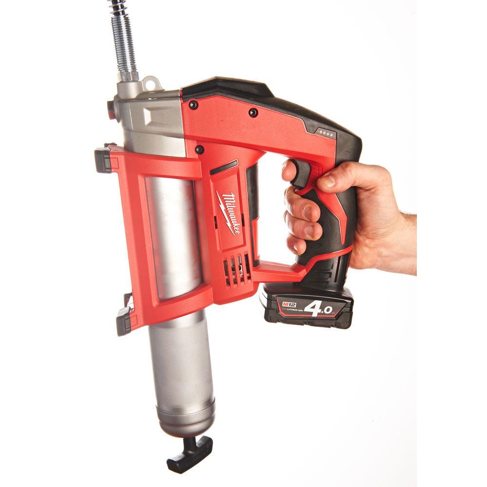MILWAUKEE M12GG-0 12V Cordless Sub Compact Grease Gun, Bare Unit ...