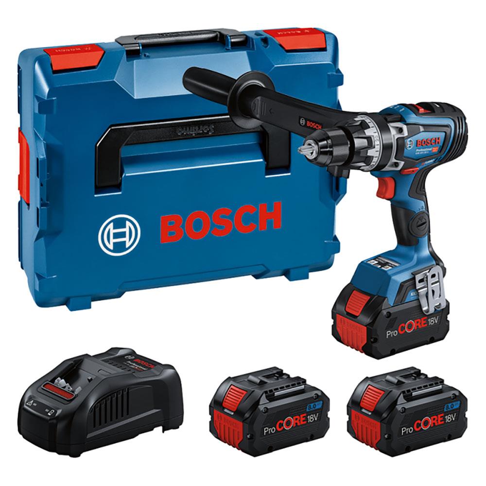 BOSCH 0615A50033 GSB 18V-150 C BITURBO Brushless 18V Combi Drill, 3 x 8 ...