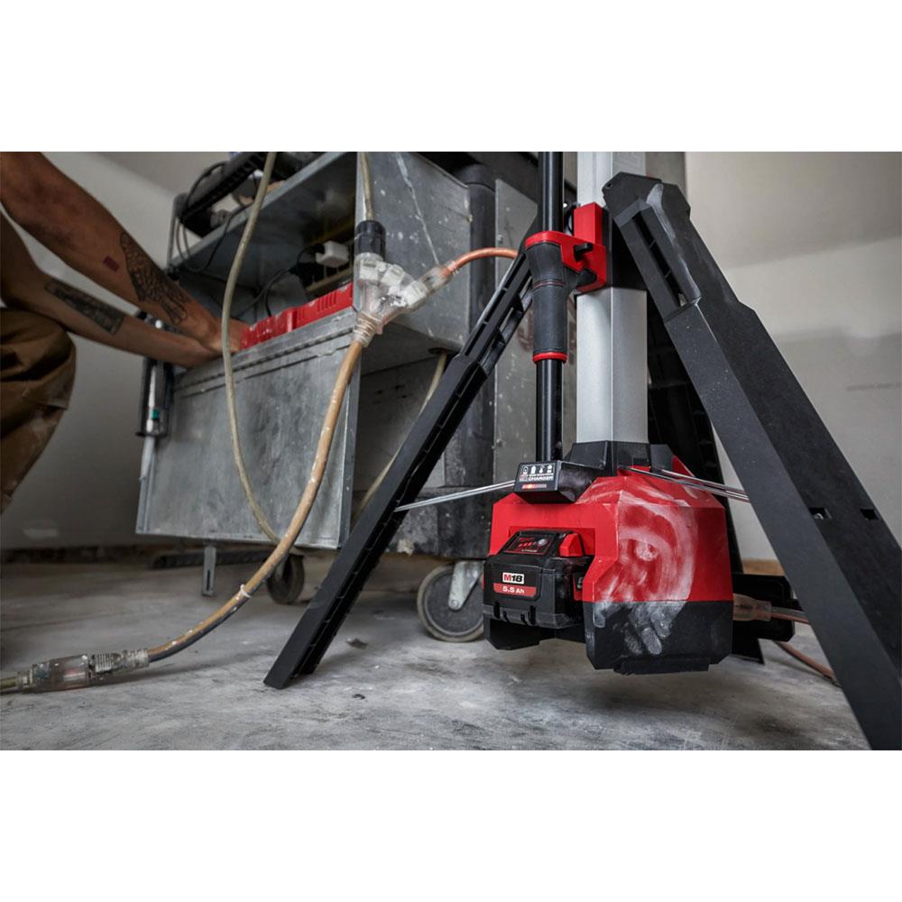 MILWAUKEE 4933478117 M18 HOSALC-0 M18 18V High Output Stand Area Light ...
