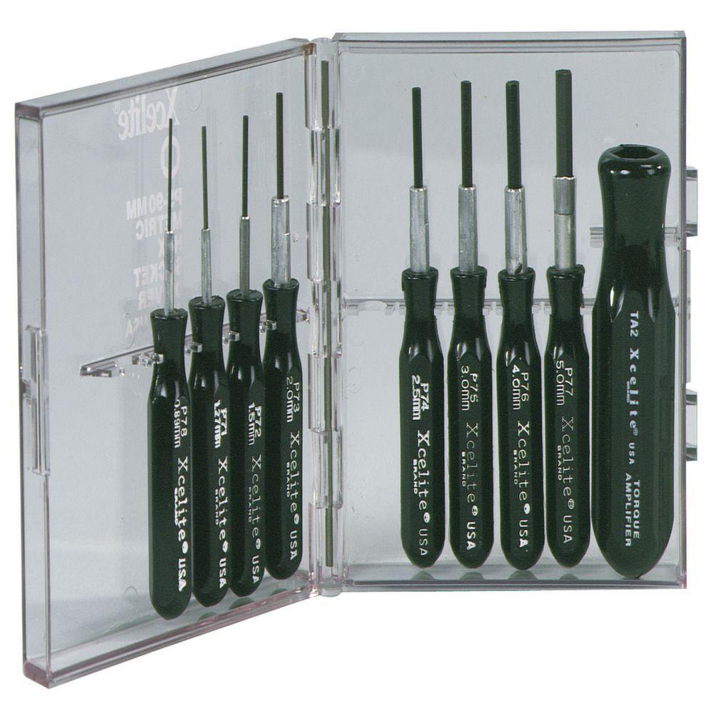 Xcelite XCPS-90MMN 9 Piece Metric Hex Key Nutdriver Set available ...
