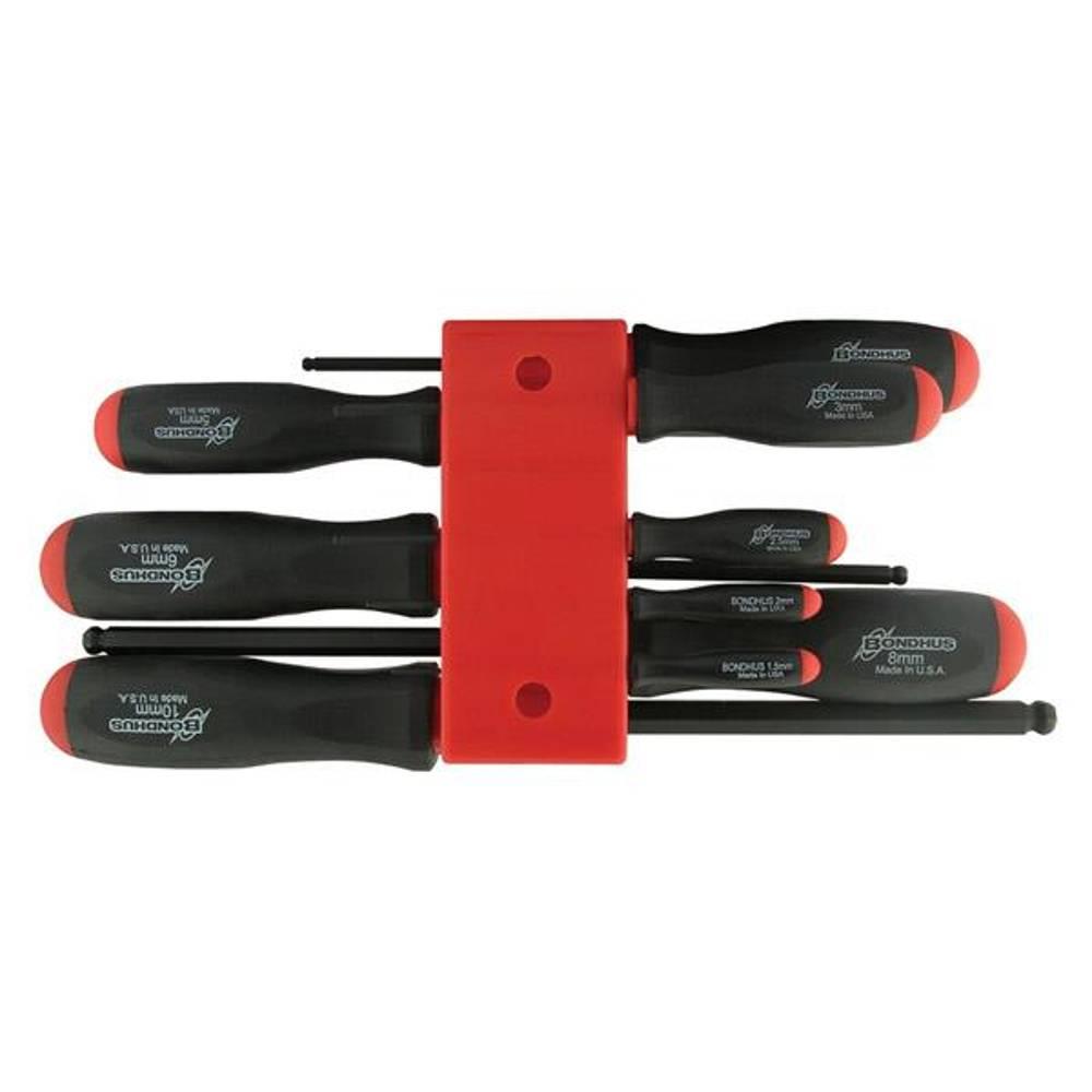 Bondhus BSX8mmL Ballpoint Metric Screwdriver Set 2-10mm available ...