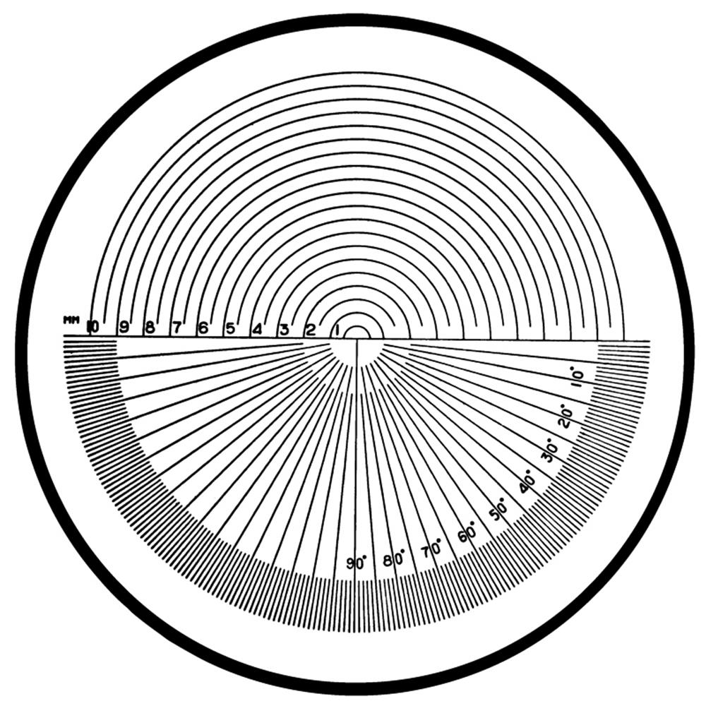 Mitutoyo 183-149 #9 Reticle For Pocket Comparators available online ...