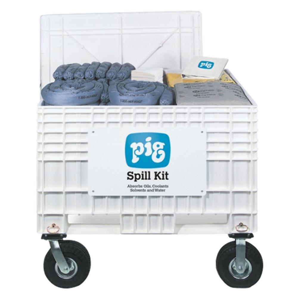 New Pig KIT204 502 Piece Spill Kit in Extra-Large Response Chest ...