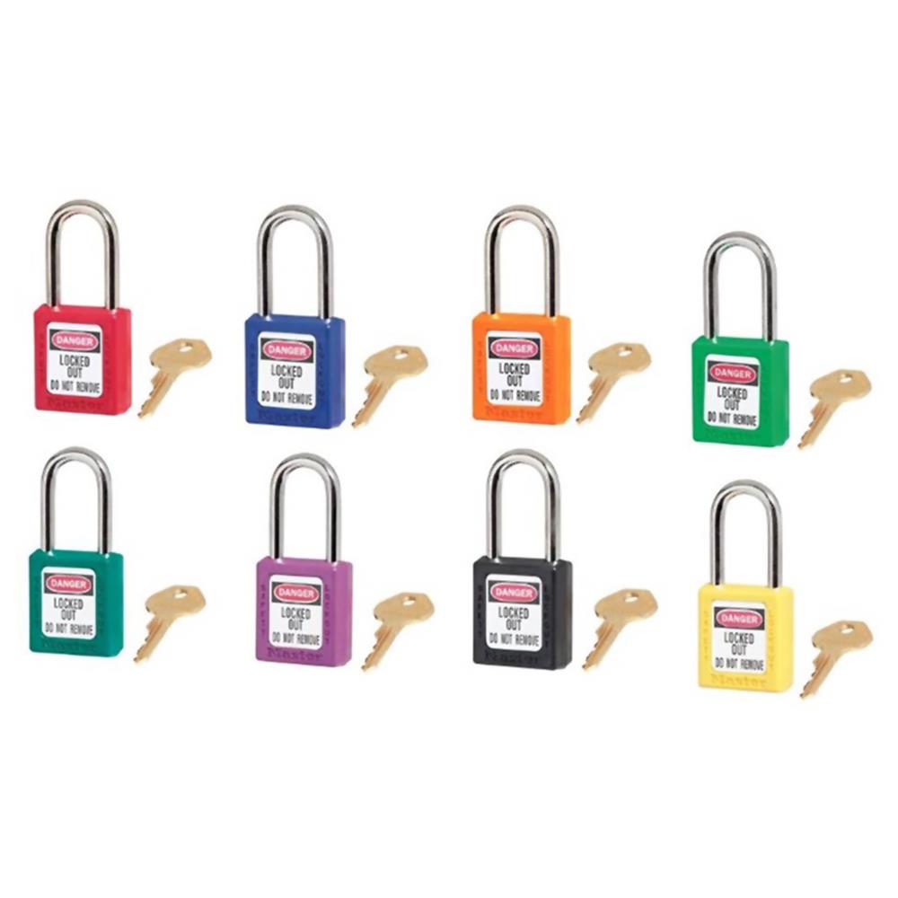 Masterlock 410KAMK Zenex Thermoplastic Safety Padlock available online ...