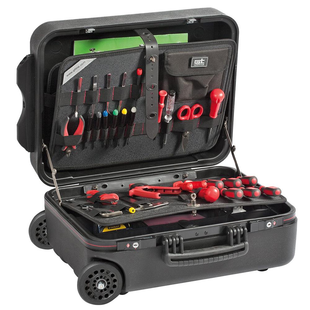 GT Line 453 x 185 x 345mm Black Double Wall Polyethylene Tool Case ...