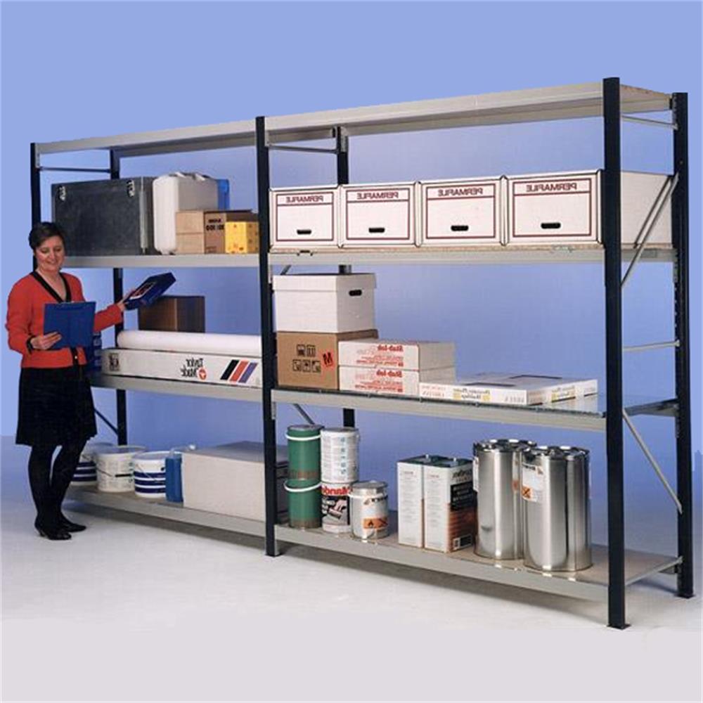 MORESECURE Longspan Heavy Duty, Wide Bay Shelving - Plywood - 750mm ...