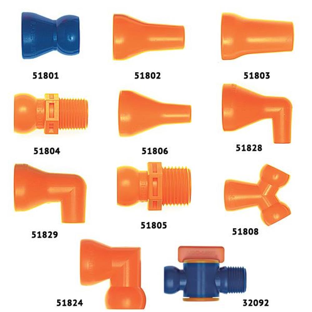 LOC-LINE 1/2'' System Components available online - Caulfield Industrial
