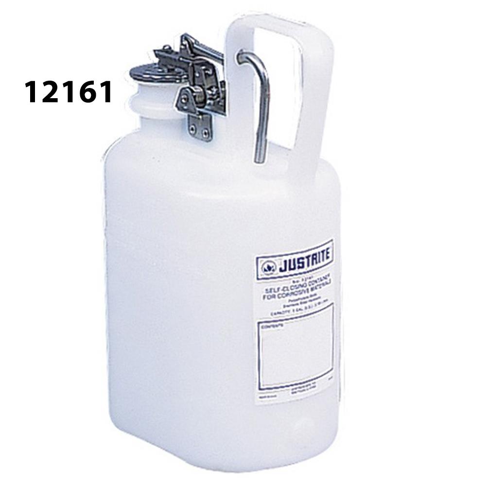 Justrite Polyethylene Laboratory Safety Container for Corrosives/Acids ...
