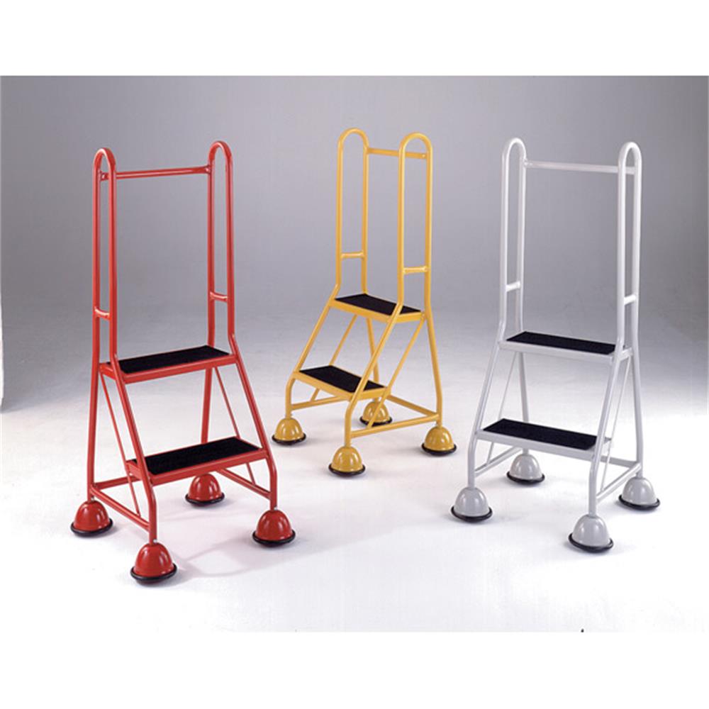 CITEC Single Sided Mobile 2-Step w/Spring Loaded Castors available ...