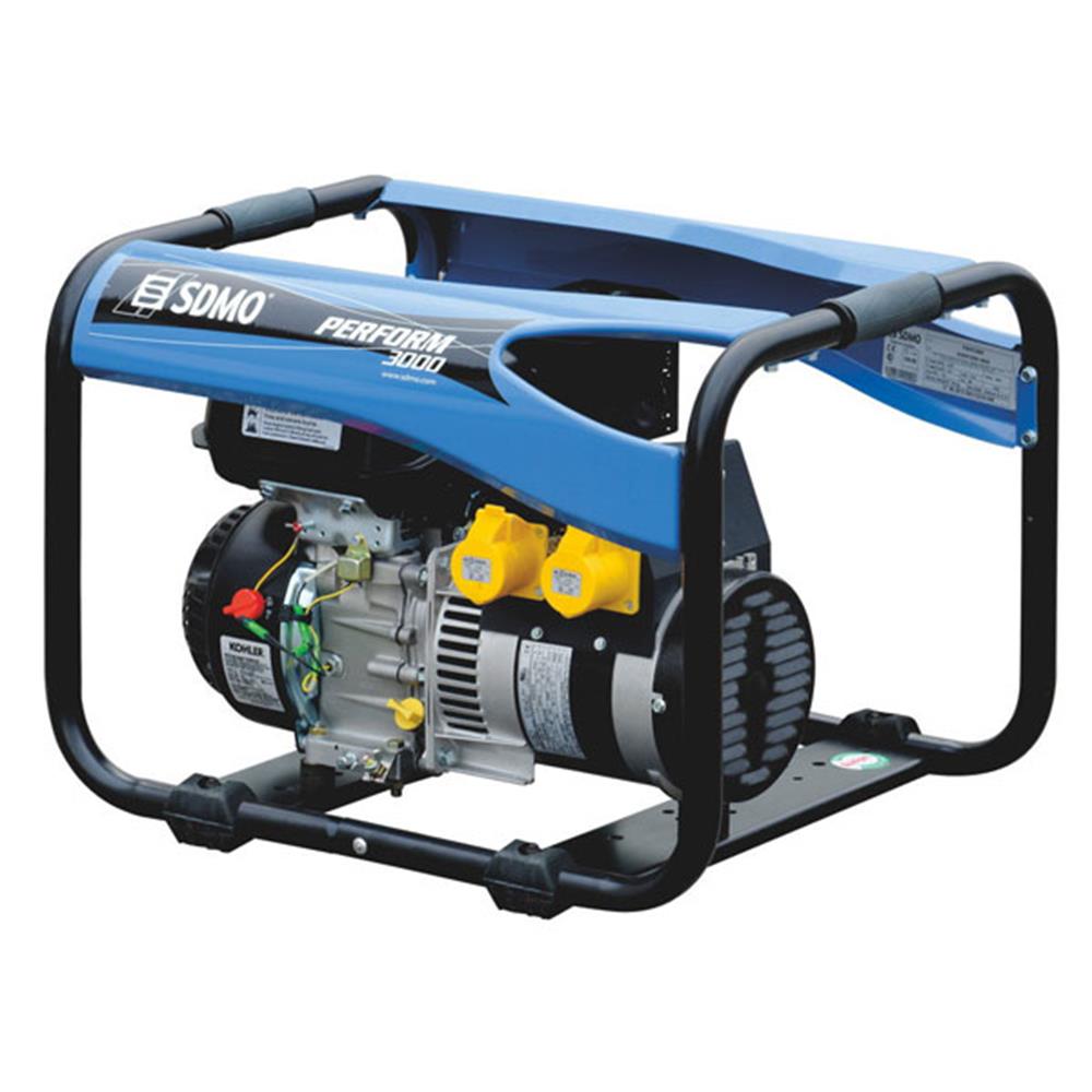 SDMO Perform 3000 TB 2.8kW Kohler Engine Portable Power Generator ...