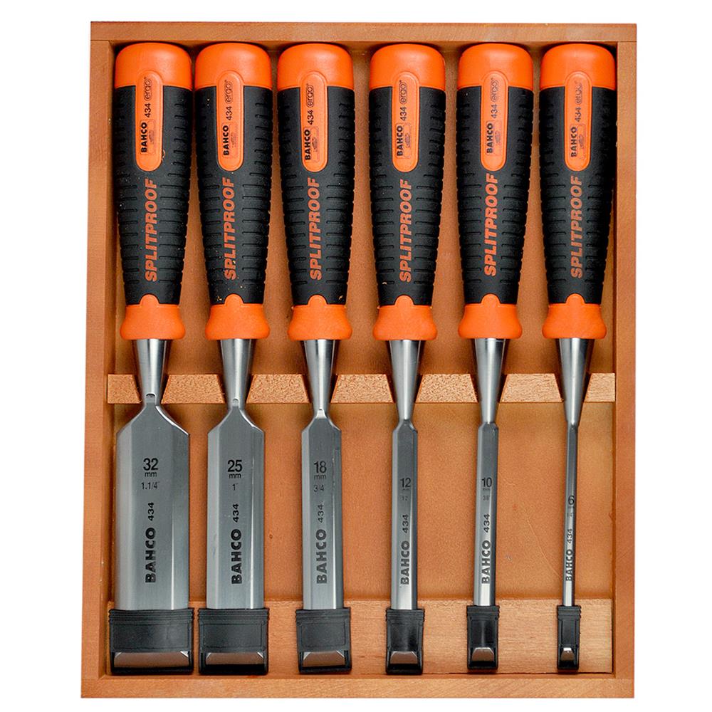 Bahco 434-S6-EUR 6 Piece Bevel Edge Chisel Set available online ...