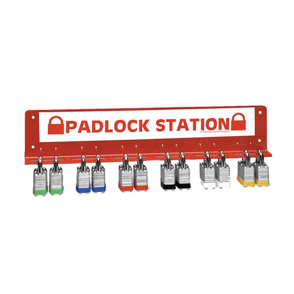 Brady LR360E Large Padlock Station available online - Caulfield Industrial