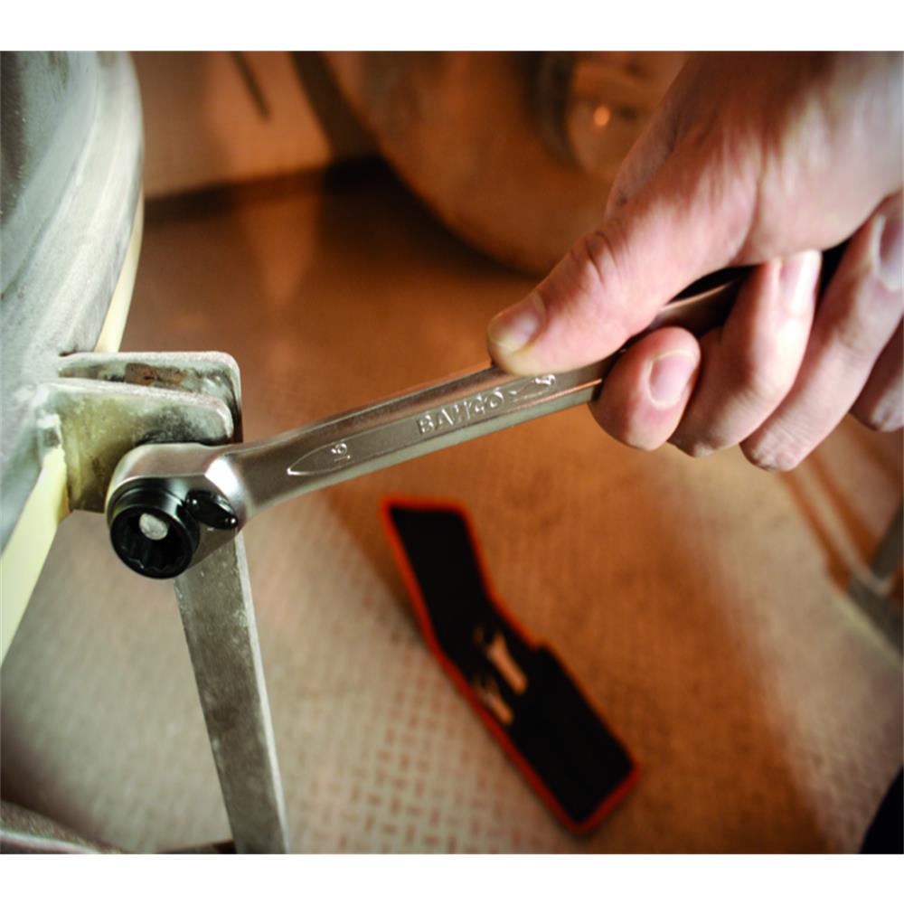 Bahco S4RM Metric Reversible Ratchet Spanner available online ...