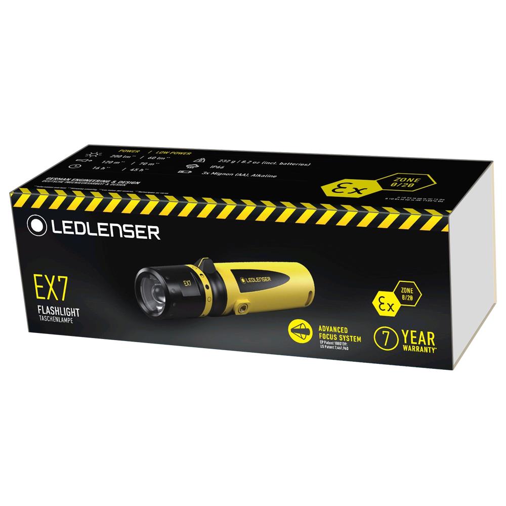 LED Lenser EX7 Atex LED Torch available online - Caulfield Industrial