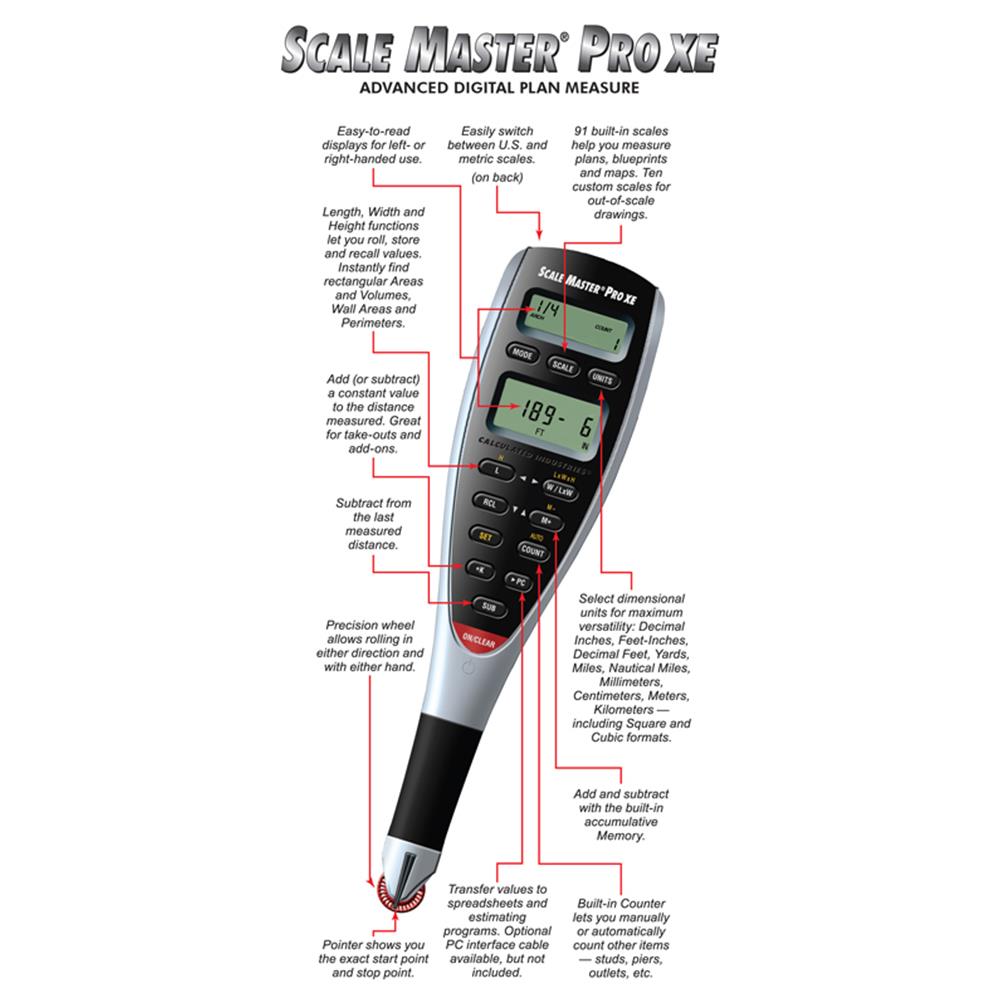 Calculated Industries 6135 Scale Master Pro XE Digital Plan Measure available online - Caulfield ...