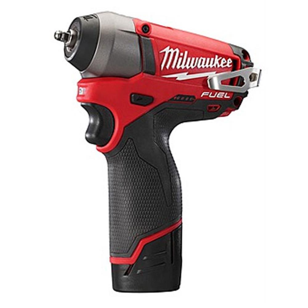 Milwaukee M12CIW14-202C 12 Volt Cordless 1/4" Impact Wrench, 2 x 2.0Ah Batteries available ...
