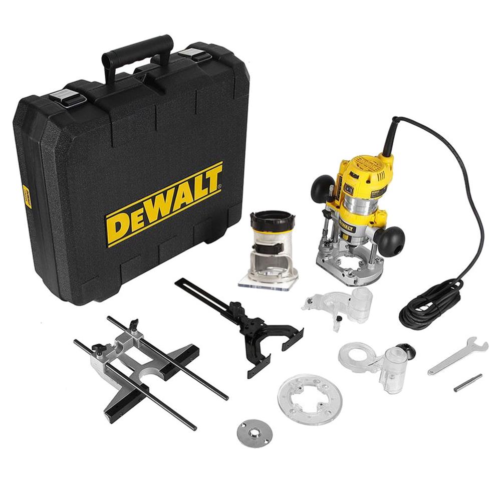 DeWALT D26204K 900 Watt 1/4" Combination Plunge and Fixed Base Router ...