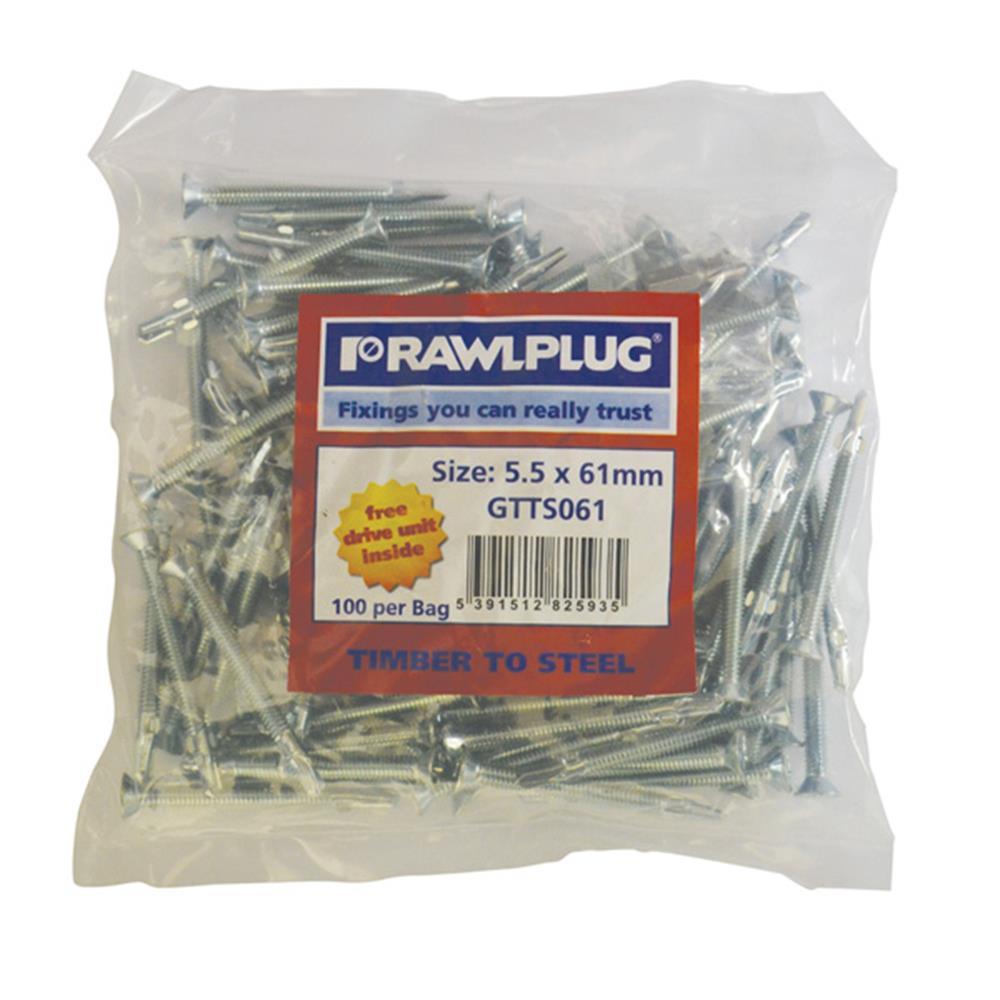 RAWLPLUG Timber to Steel Tex Screw available online - Caulfield Industrial