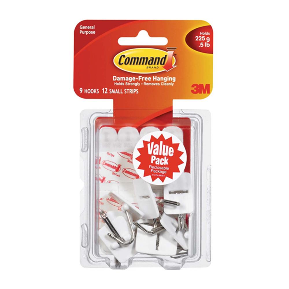 3M Command™ 17067-VP Small Wire Hooks Value Pack available online - Caulfield Industrial