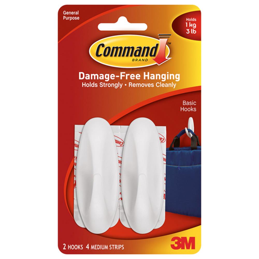 3M Command™ 17081 Medium Designer Hooks available online - Caulfield ...