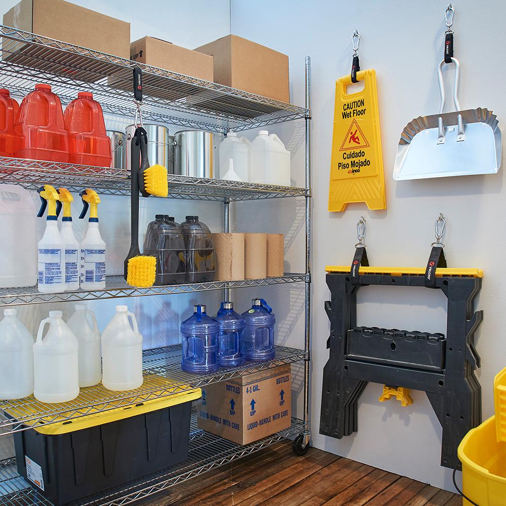 Velcro Black Heavy-Duty Easy Hang Storage Straps available online ...